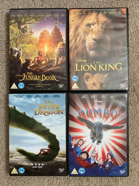 DISNEY DUMBO, LION KING, PETE’S DRAGON, JUNGLE BOOK DVDs £1.99 ...