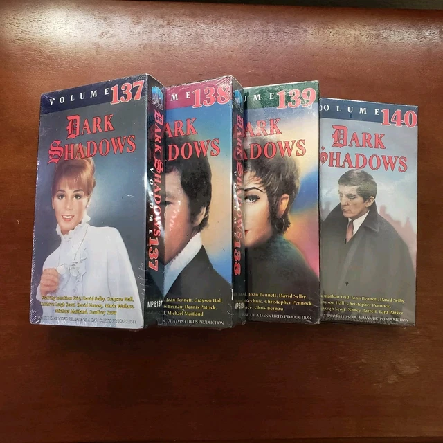 DARK SHADOWS ORIGINAL TV Series VHS Tapes. Volume 137-140.SEALED. £10. ...