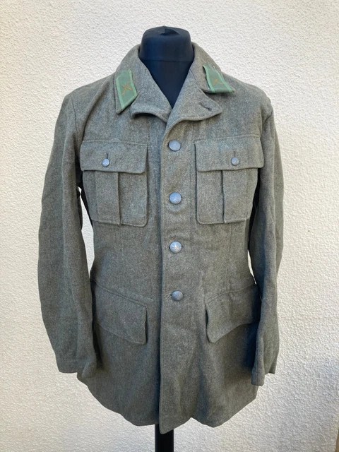 1944 DATED SWEDISH Army M39 Grey Wool 6 Pocket Tunic-42" Chest £24.95 ...