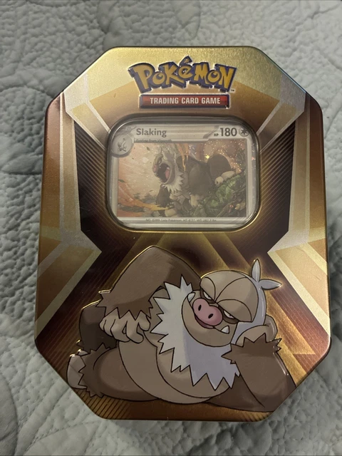 POKEMON POKÉMON TRADING Cards Slaking TIN TCG Booster Packs Trading ...