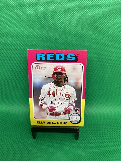 CARTA ROOKIE 2024 Topps Heritage Elly De La Cruz Cincinnati Reds #473 EUR 0,91 - PicClick IT