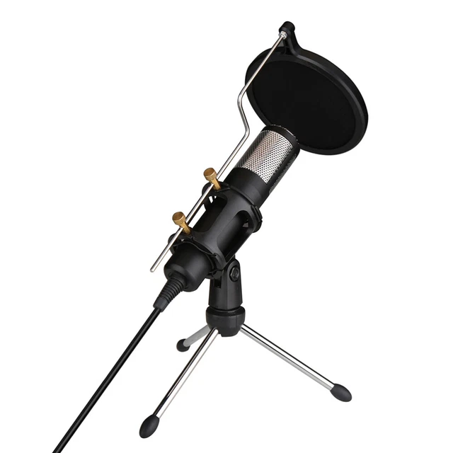 USB PLUG MICROPHONE Desktop Microphone Microphone Tripod Stand £25.79 ...