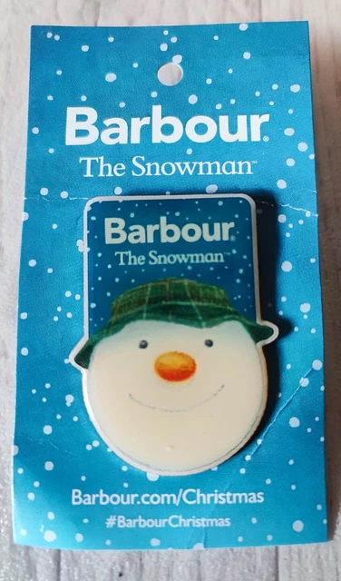 NEW BARBOUR 40 Years The Snowman Raymond Briggs 2022 Enamel Pin Badge ...