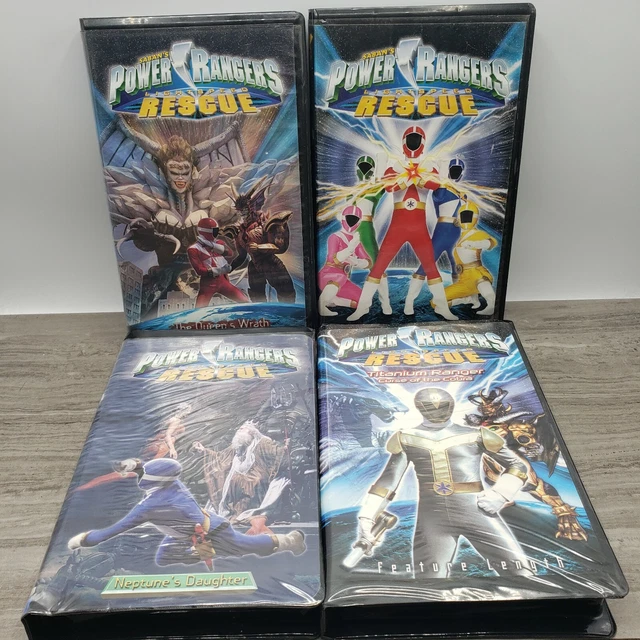 SABAN'S POWER RANGERS Lightspeed Rescue VHS Tapes Fox Kids Video Lot Of ...