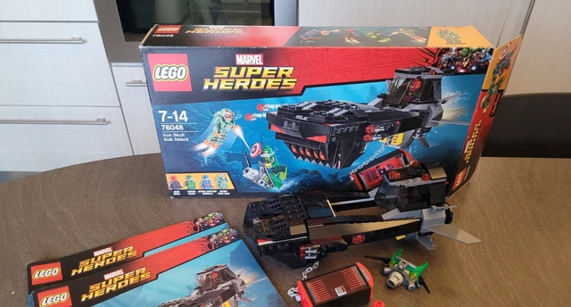 LEGO MARVEL SUPER Heroes Iron Skull Sub Attack 76048 EUR 19,90 ...