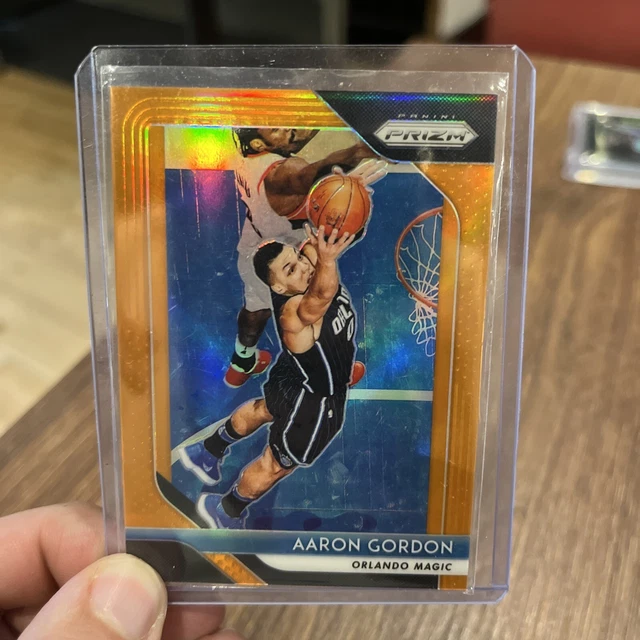 AARON GORDON 2018-19 Panini Prizm Arancione/49 Orlando Magic Ssp EUR 11 ...