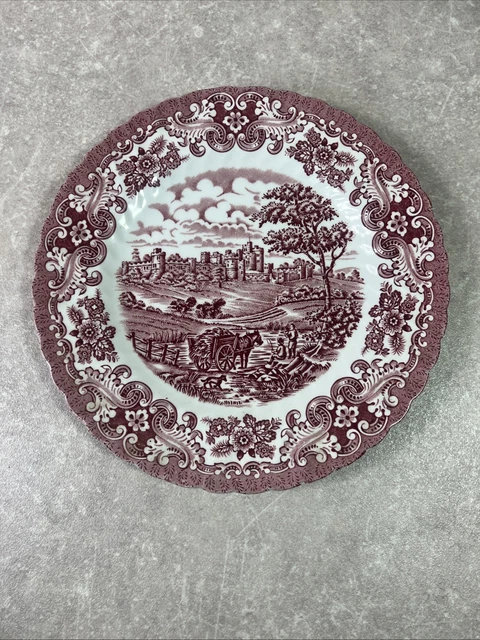 BRITISH ANCHOR OLDE Country Castles Dinner Plate Ironstone Plate In ...