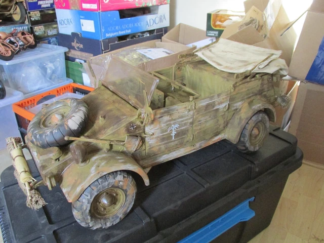 DRAGON 1/6TH SCALE WW11 DAK KUBELWAGEN TYPE 82 KIT VERSION £195.00 ...