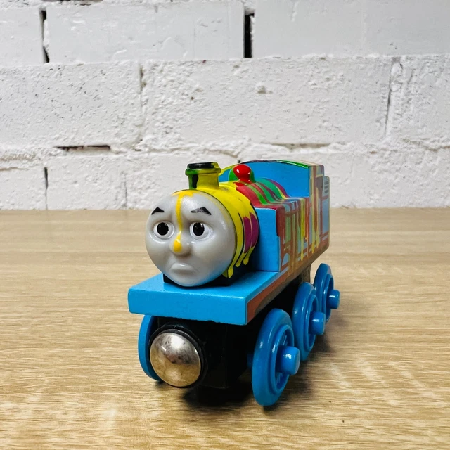 PAINT SPLATTERED THOMAS - Thomas the Tank Engine & Friends Wooden ...