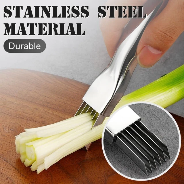 MULTIFUNCTIONAL GREEN ONION Shredder Gadget Slicing Machine Food Slicer ...