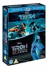 TRON / TRON Legacy (Box Set) (Blu-ray, 2011) Sci-Fi Action Adventure ...