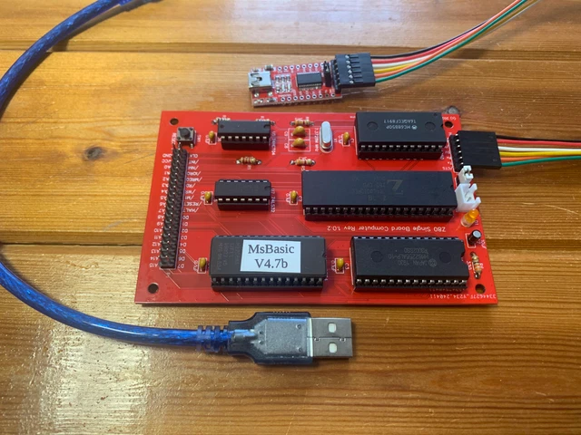 COMPUTER RETRÒ Z80 completamente funzionante conteggio minimo chip 32k ...