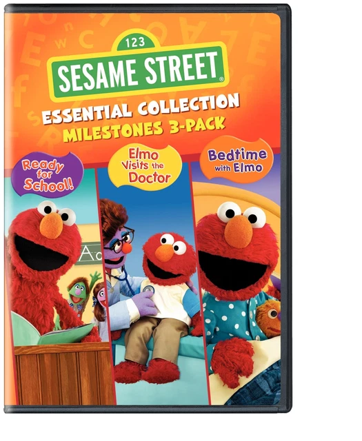 SESAME STREET ESSENTIAL Collection: Milestones 3-Pack (Ready for School ...