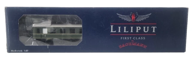 BACHMANN LILLIPUT HO L383403 Schurzenwg 2/3 Kl Drg Model Coach Boxed ...