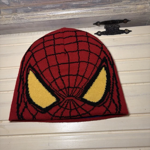 Y2K UNISEX SPIDER-MAN Spider Web Beanie Hat Knitted Warm Cap, ADULT ...