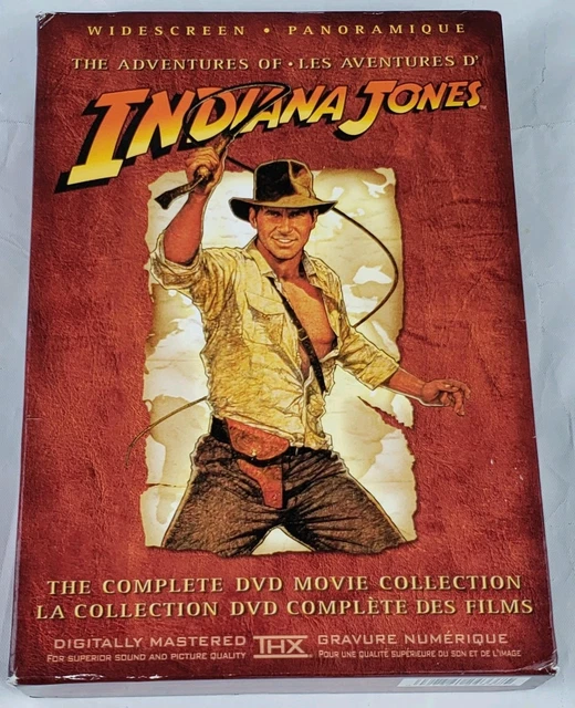 INDIANA JONES COMPLETE DVD Collection Raiders Temple Doom Last Crusade ...