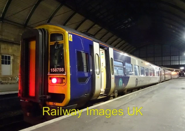 RAILWAY PHOTO CLASS 158 DMU - Hull Railway Station c2020 £2.00 ...