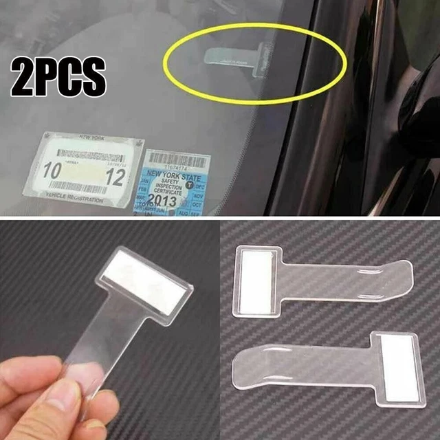 CAR PARKING TICKET Permit Card Holder Clip Receipt Sticker Windscreen ...