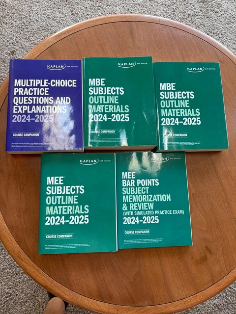 KAPLAN BAR EXAM MBE Multiple Choice 2024-2025 Outline Practice Exam 5 ...