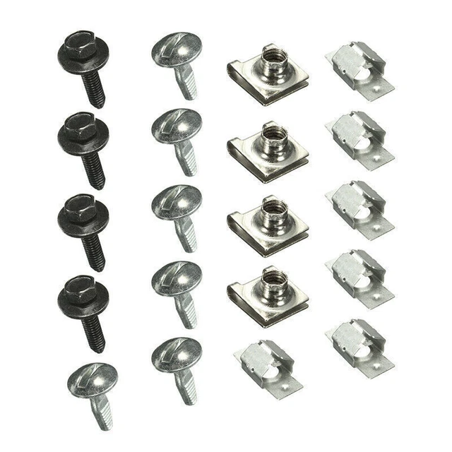 20PCS UNDERTRAY GUARD Engine Under Cover Fixing Clips Kit For Citroen ...