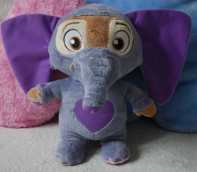 DISNEY TOMY ZOOTROPOLIS Deluxe Ele-Finnick Talking Soft Toy Plush ...