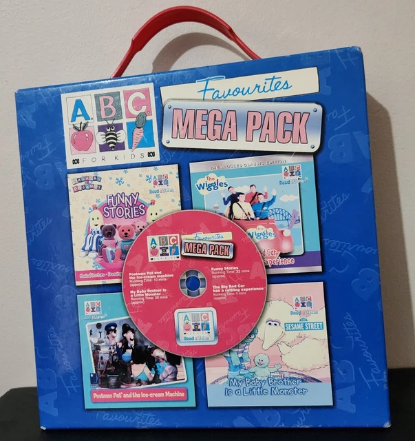 ABC FOR KIDS Favourites Mega Pack Books Only 2008 Postman Pat Wiggles ...