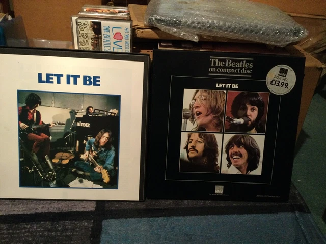 THE BEATLES ON Compact Disc: HMV Limited Edition Box Set - Let It Be £ ...