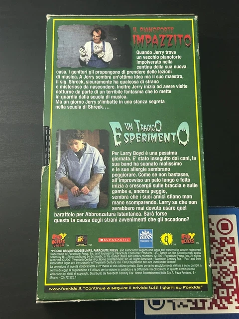 PICCOLI BRIVIDI “UN TRAGICO ESPERIMENTO” - VHS ITA italiano EUR 25,00 ...