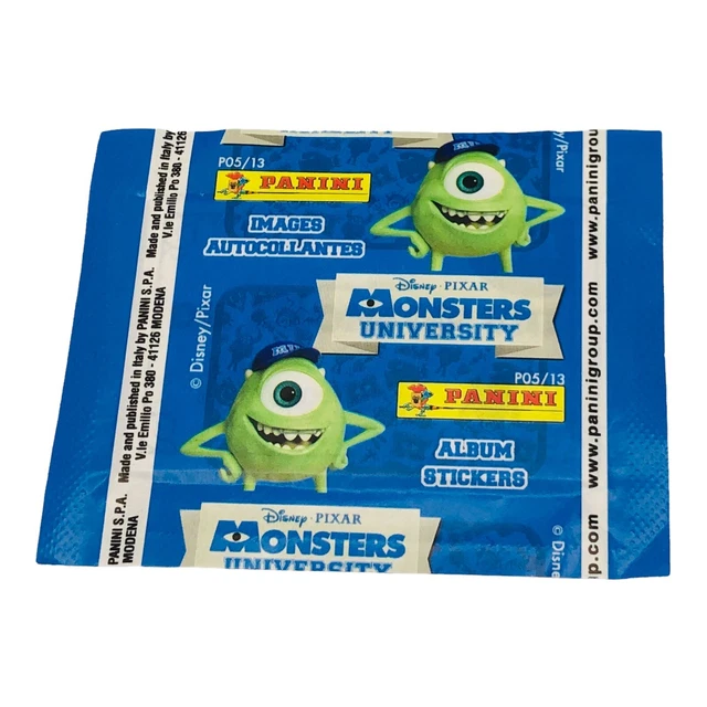 DISNEY PIXAR MONSTERS University Album Sticker 1 Pack- 7 per Pack ...
