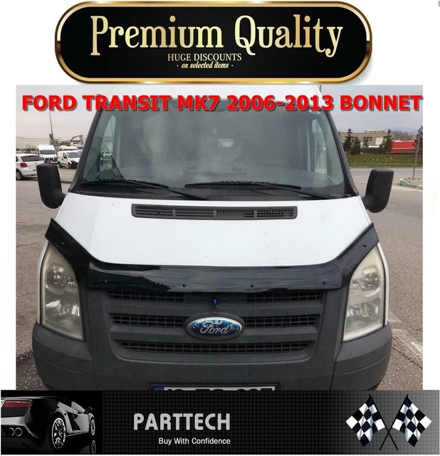 FITS FORD TRANSIT MK7 2006-2013 BONNET WIND STONE DEFLECTOR PROTECTOR ...