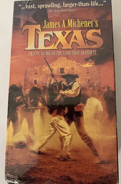 NEW JAMES A Michener's TEXAS Double VHS Sealed £29.72 - PicClick UK