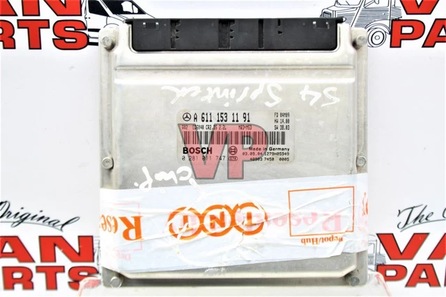 MERCEDES SPRINTER 903 CDI - Motorsteuergerät ECU-KIT A6111531191 ...