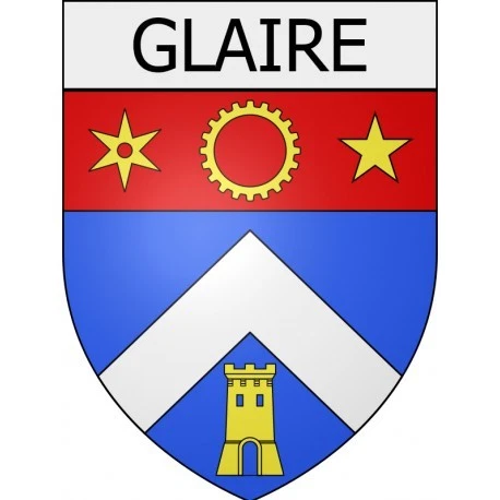 GLAIRE 08 VILLE Stickers blason autocollant adhésif Taille:17 cm EUR 6,99 - PicClick FR