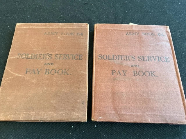 WW2 SOLDIERS SERVICE AND PAY BOOK x2 William Patrick Read & Alfred ...