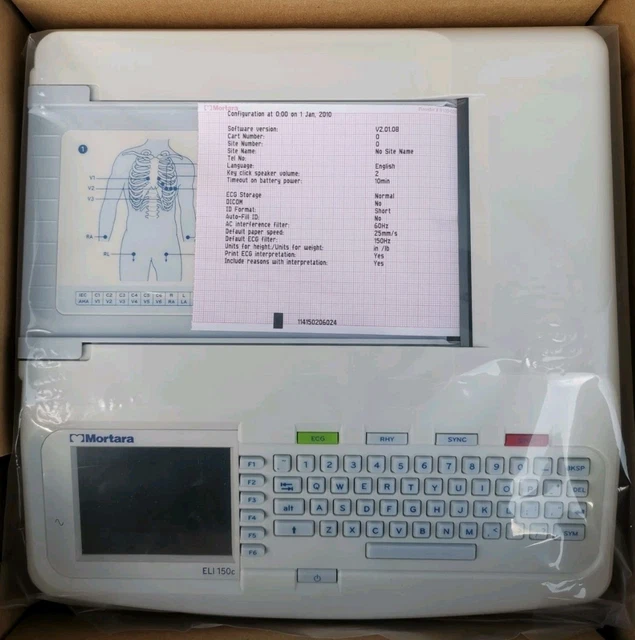 MORTARA ELI 150C ECG Electrocardiograph Machine BOXED NEW DEAD STOCK ...