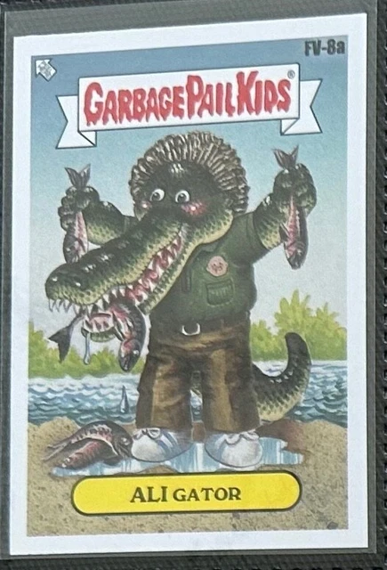 GARBAGE PAIL KIDS 35th Anniversary fan favoris FV-8a Ali Gator Topps ...