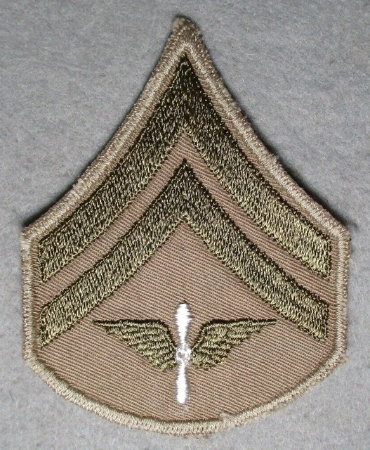 ORIGINAL WWII USAAF Corporal Rank Insignia, (E-4) £14.11 - PicClick UK