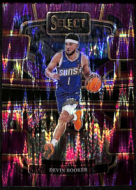DEVIN BOOKER 174/175 2023-24 Panini Prizm Flash viola Phoenix Suns #58 ...