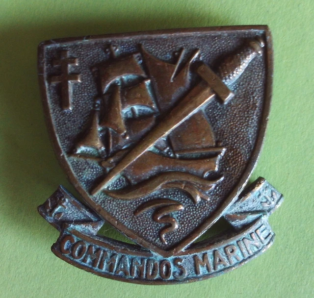 MILITARIA : INSIGNE Commando Marine EUR 200,00 - PicClick FR