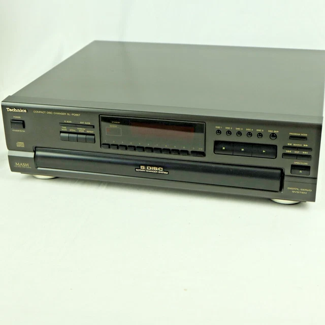 TECHNICS SL-PD867 5 DISC AUTO TURNTABLE CD Player Changer Made in Japan £179.00 - PicClick UK
