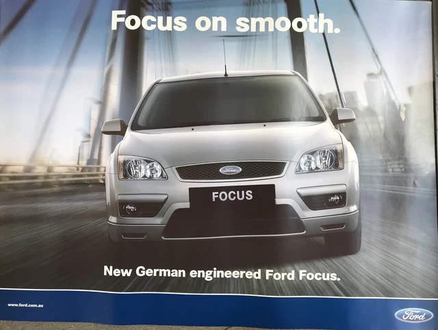 FORD FOCUS SHOWROOM Poster See also Brochure listed $10.00 - PicClick AU