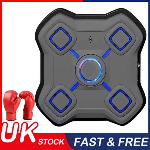 BOXING TRAINING TARGET Device Wall Mount Music Indoor React Exercise ...