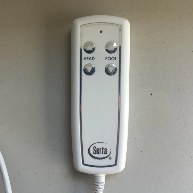 SERTA MOTION ESSENTIALS 1st Gen Adjustable Bed Remote Control 4-Button ...