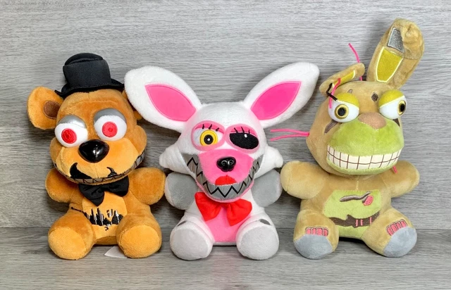 FUNKO FIVE NIGHTS At Freddy’s Foxy Springtrap & Freddy Soft Toy Bundle ...
