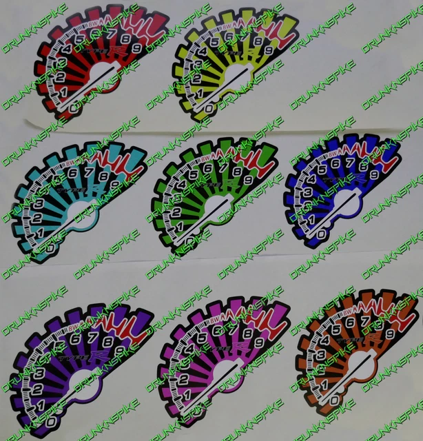 HONDA CIVIC TYPE R EP3 Rev Counter Rising Sun V-TEC Cross Over Sticker ...