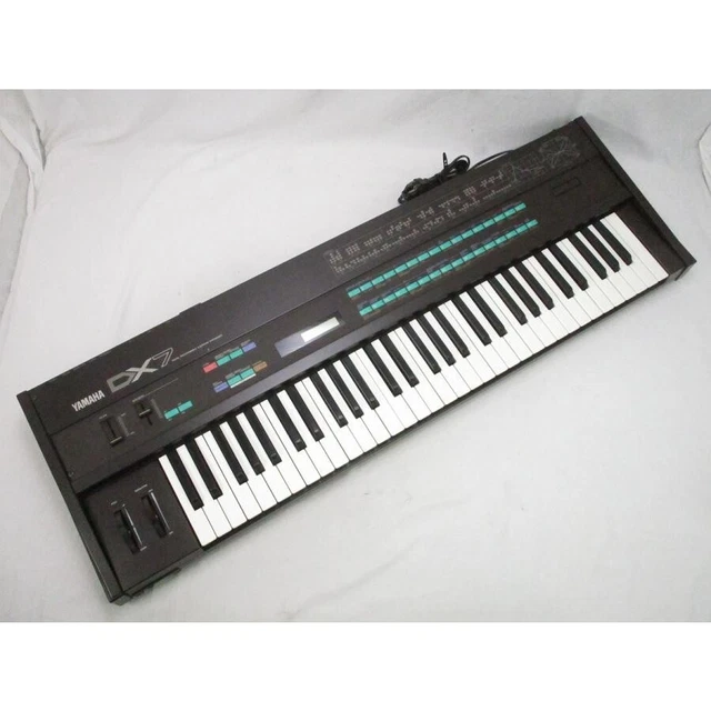 YAMAHA DX7 DIGITAL Programmable Algorithm Synthesizer Keyboard Black ...
