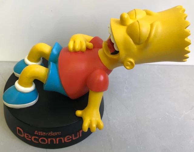 STATUETTE BART SIMPSON Statue En Resine Tropico 2001 Attention ...