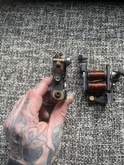 OLD SCHOOL 2000S Chrome Micky Bee Sting Shader And Liner Tattoo Machine £67.00 - PicClick UK