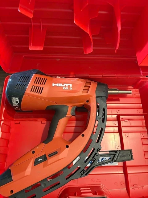 HILTI GX 3 Gas-Actuated Fastening Tool w/Case GX3 GX-3 No Gas Can £412. ...