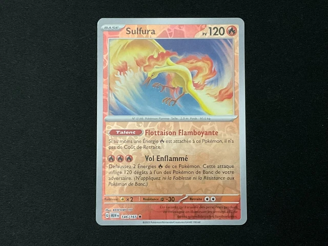 POKEMON CARD SULFURA 146/165 REVERSE EV3.5 MEW 151 EN NEW $8.63 ...